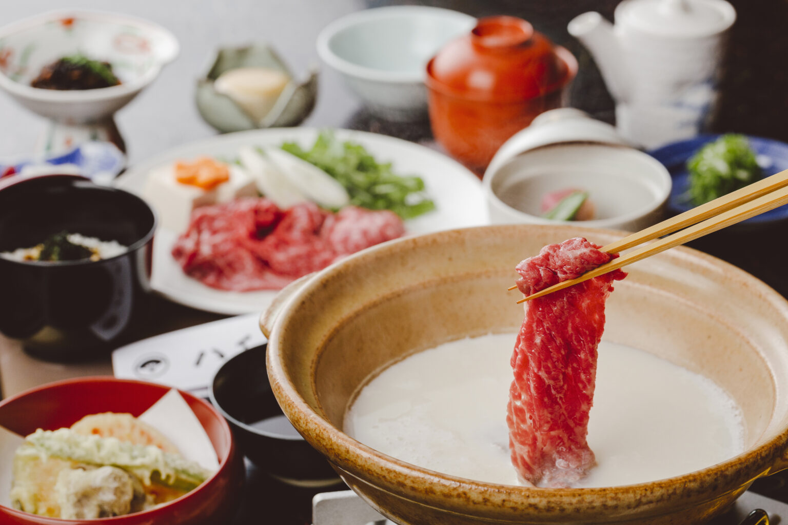 牛しゃぶしゃぶ御膳のご案内／”Beef Shabu-Shabu Gozen” Set Meal – 南禅寺 八千代